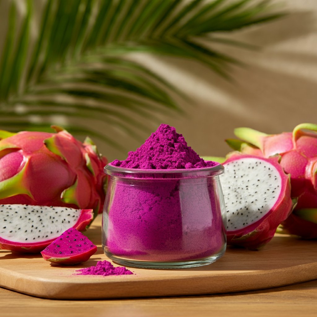 Indus Farms Superfoods Dragon Fruit Powder, 100% Natural, GMO-Free, Ve